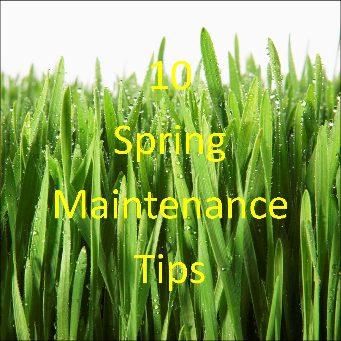 10 Spring Maintenance Tips